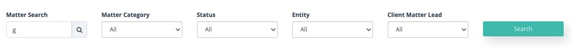 How do I find a Matter in Brightflag – VENDOR Support